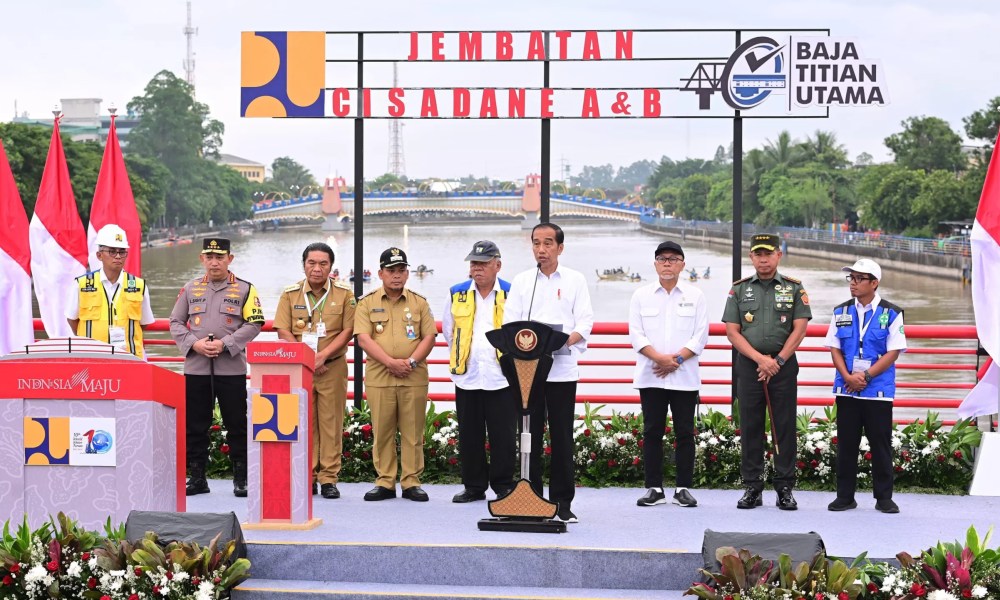 Peresmian Tiga Jembatan Pengganti Jembatan Callender Hamilton di ...